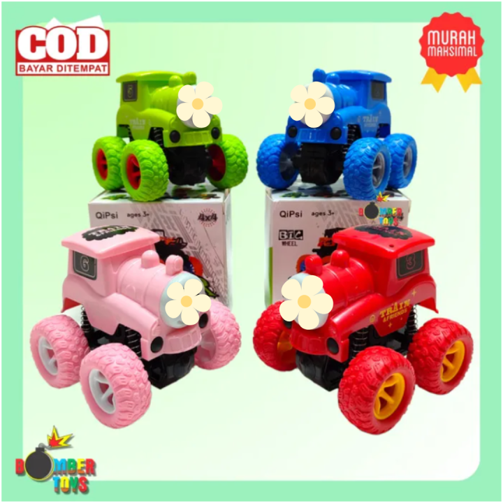 Mainan Anak Zap Bentuk Kereta Monster Truck Colorful 4WD SPRING 360 ...