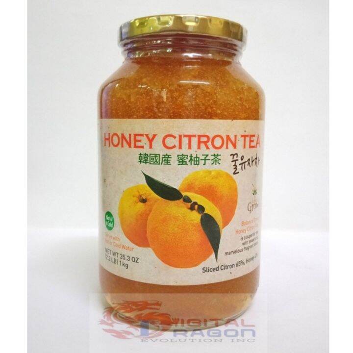 ORIGINAL HONEY CITRON TEA (2.2 LB) 1KG PRODUCT OF KOREA 888127000284 ...