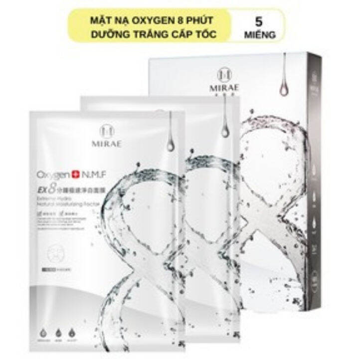 [Lương Về - Freeship] Mặt Nạ Mirae EX 8 Phút - Oxygen Dưỡng Trắng Cấp Tốc Cung Cấp Độ Ẩm Giúp Da ...