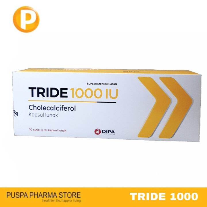 Tride 1000 - Vitamin D3 1000IU | Lazada Indonesia