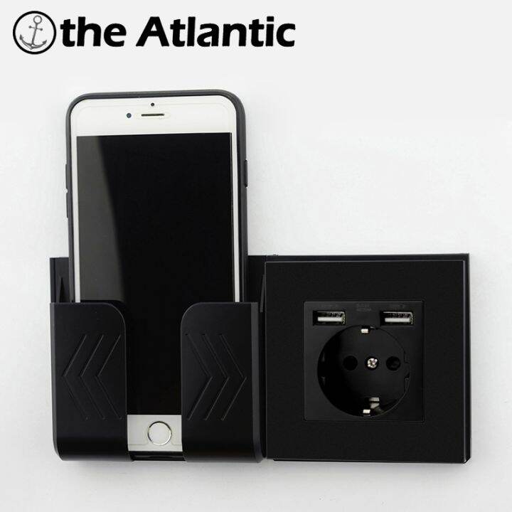 DE / EU / FR Wall Power Plug Socket Electrical Outlet With Dual USB ...