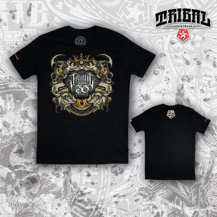 ↂ TRIBAL Men's TG 30th Anniversary Trucker Tee | Lazada PH