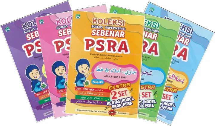 5 Koleksi Soalan Peperiksaan Sebenar PSRA 2017 - 2019 | Lazada