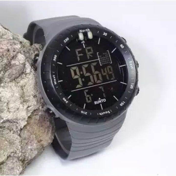 GEDUNG Jam Tangan Pria Sporty SUNTO Digital Strab Rubber | Lazada Indonesia