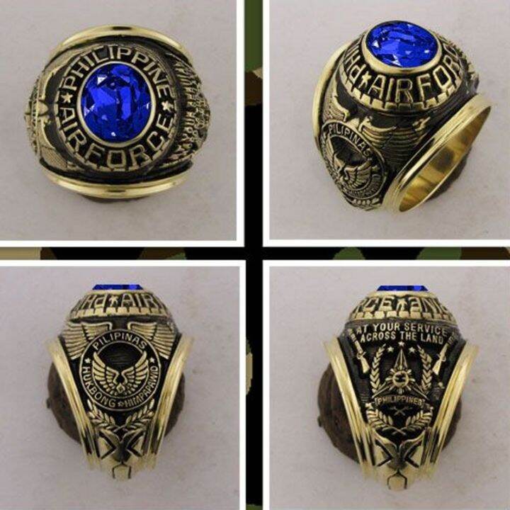 Stainless Steel Fashion Pilipinas Air Force Ring for Men Best Gift Size ...