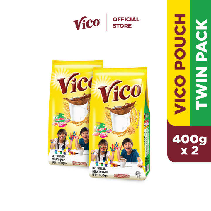 Vico Chocolate Malt Drink 400G X 2 Pack | Lazada