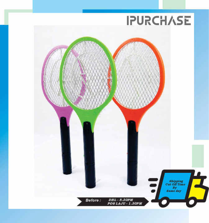 Eletric Rechargeable Mosquito Racket(with LED) | Lazada