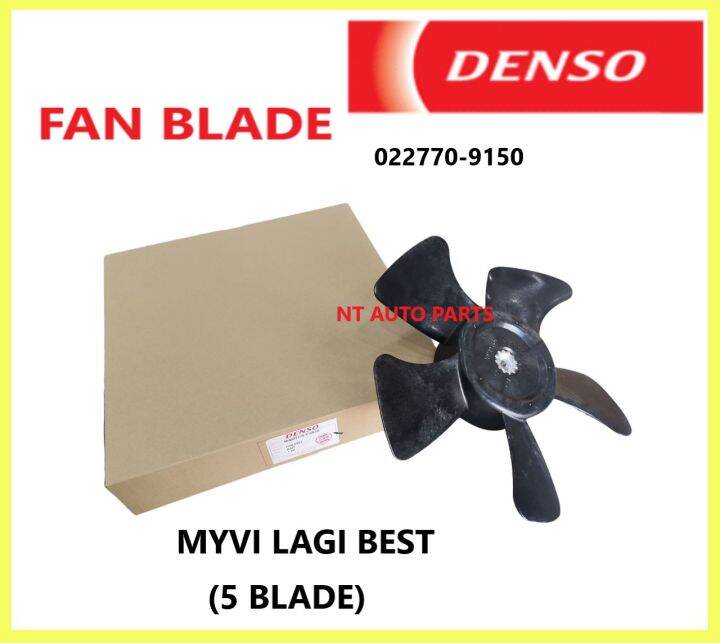 (ORIGINAL) DENSO PERODUA MYVI LAGI BEST YEAR 2011 RADIATOR FAN BLADE ( 5 BLADES ) - 022770-9150 ...