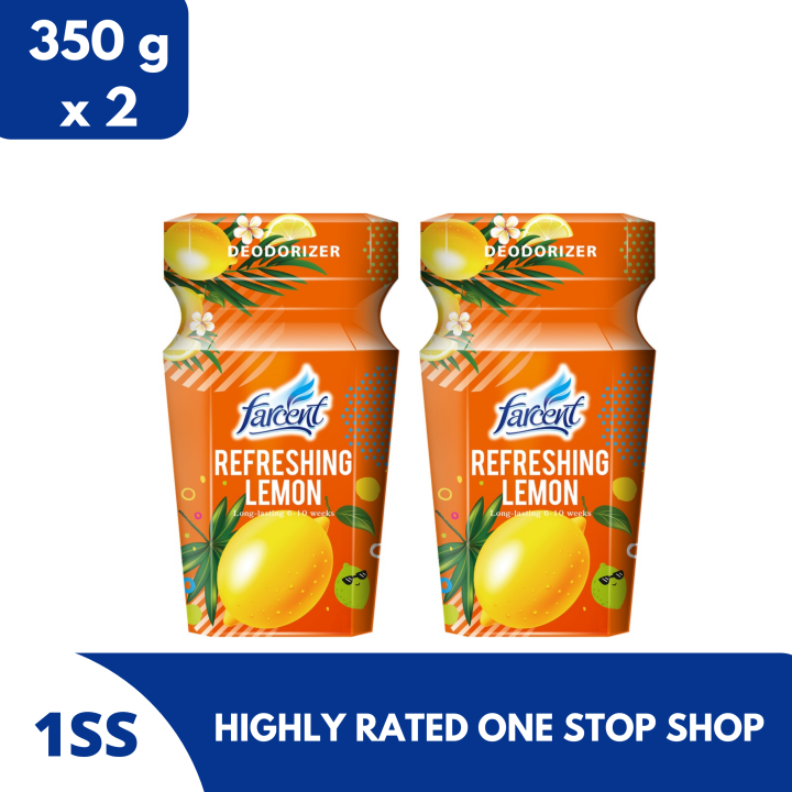 Farcent Refreshing Lemon Deodorizer, 350g set of 2 | Lazada PH