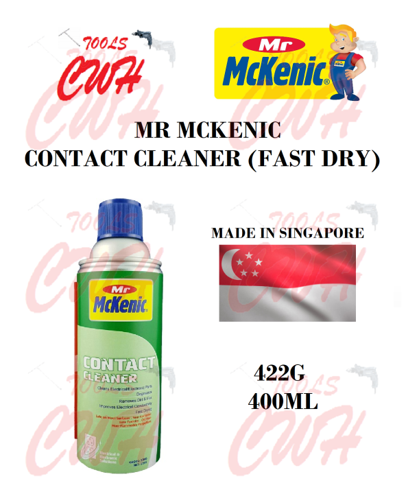 MR MCKENIC 400ML CONTACT CLEANER FAST DRY 422G REMOVE CLEAN DUST DIRT ...