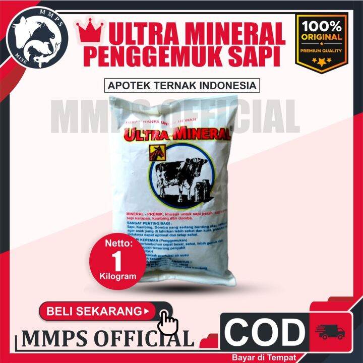 ULTRA MINERAL 1 Kg Ultramineral Suplemen Penggemuk Sapi Kambing Ternak ...