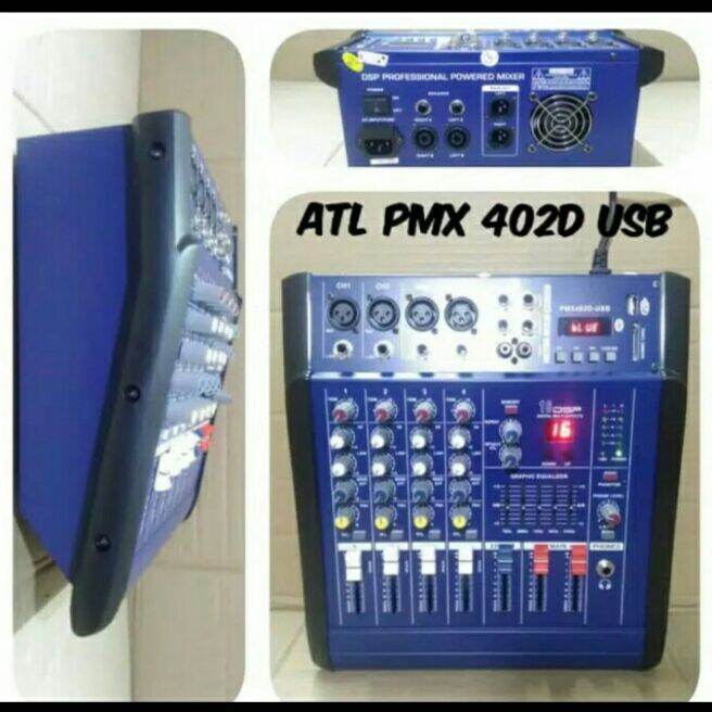 POWER MIXER PMX 402D BLUETOOTH USB 4CH | Lazada Indonesia