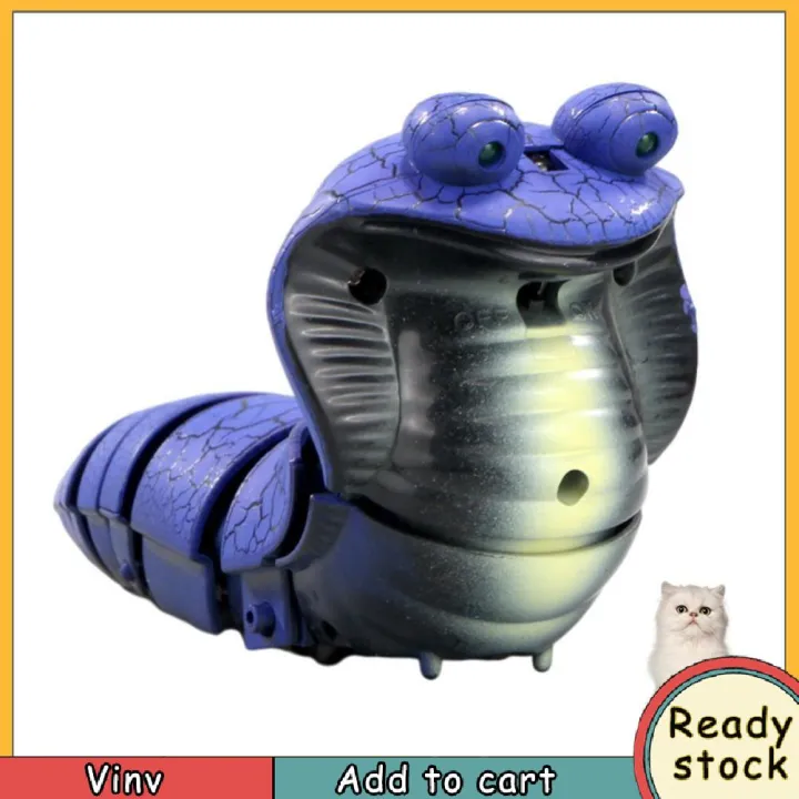 Realistic Remote Control Snake Toy Tricky Creepy Prank Scary Simulation ...