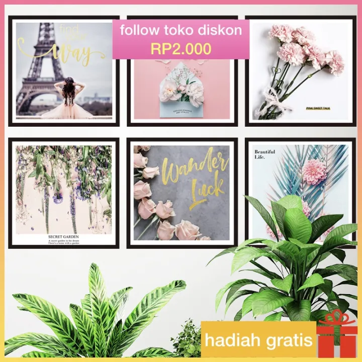 wall sticker dinding / kertas dinding wallpaper stiker dinding（60cm ...