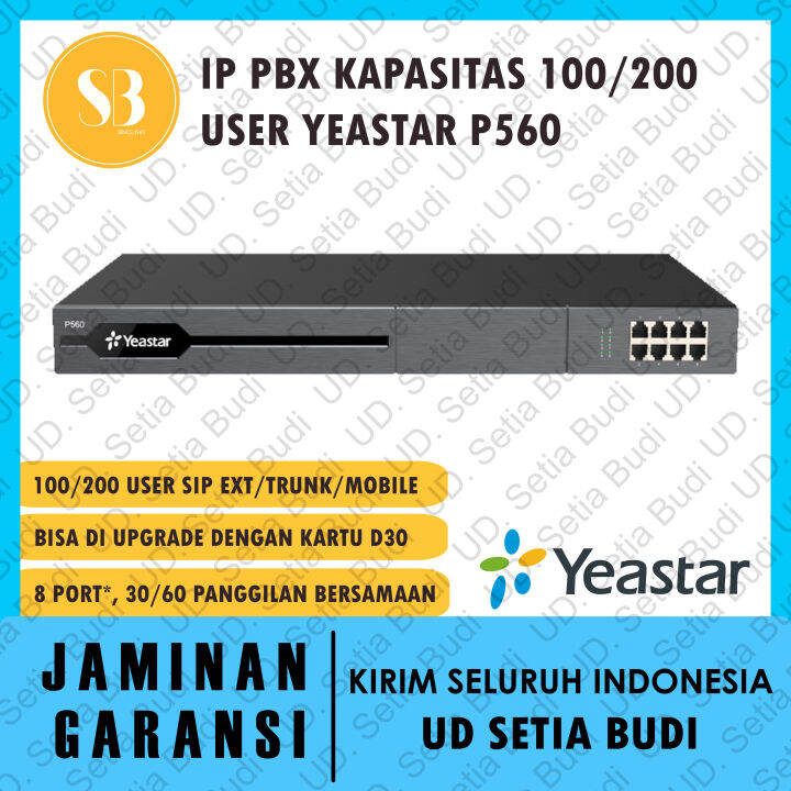 Yeastar IP PBX P560 (100 / 200 User) | Lazada Indonesia