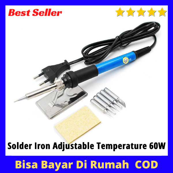 Solder Iron Adjustable Temperature 60W - CS-31 / Alat satu Set Solder / Solder Cepat Panas ...