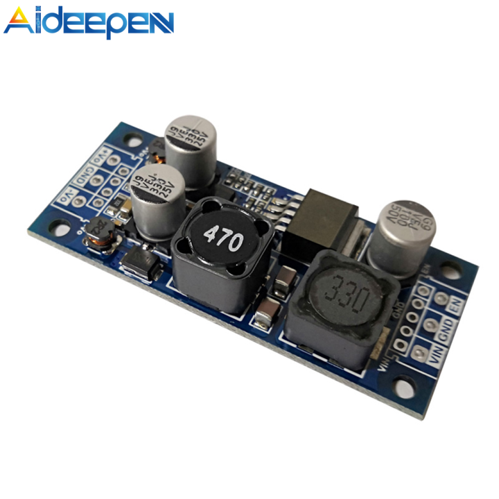 Aideepen Adjustable DC-DC Buck Boost Converter Automatic Wide Voltage Regulator DC to DC 4.8V ...