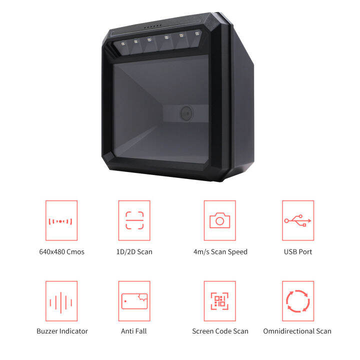 1D 2D Barcode Scanner QR Bar Code Reader Module Scanner CMOS Image USB ...