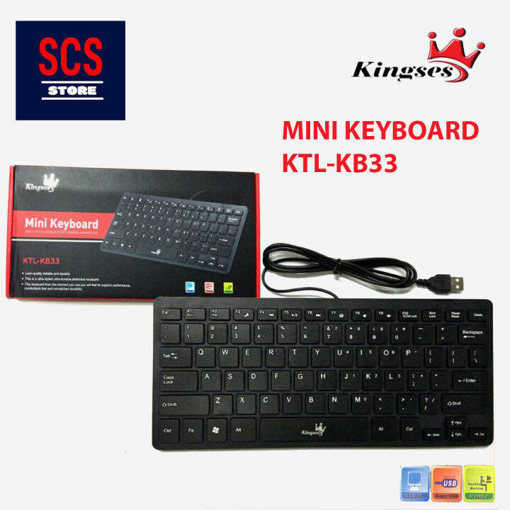 KINGSES USB MINI KEYBOARD KTL-KB33 / K-1000 WATERPROOF KEYBOARD | Lazada