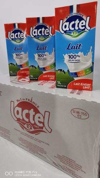 Lactel UHT Whole Milk per Case | Lazada PH
