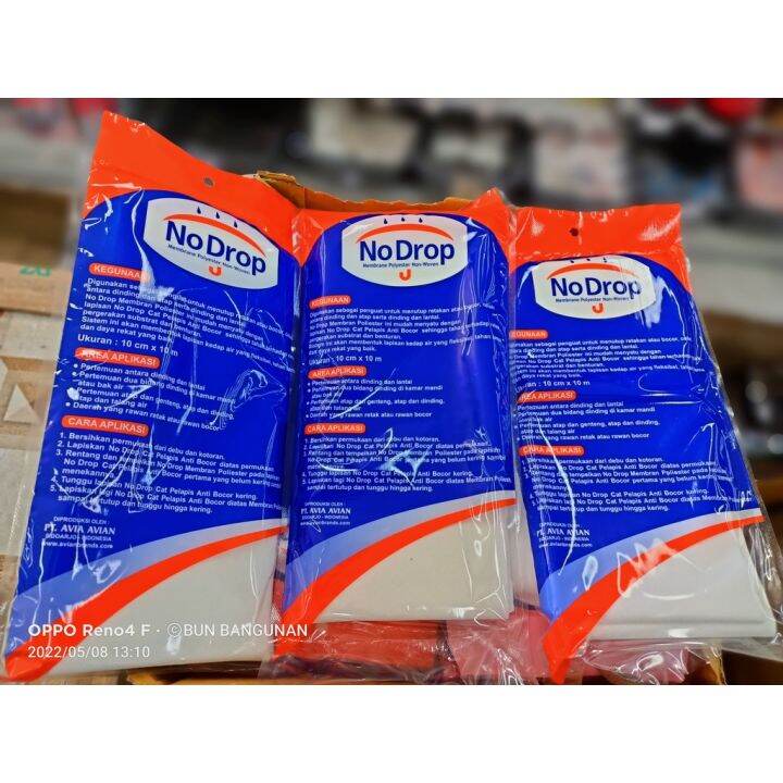 MEMBRANE NO DROP Ukuran 10 cm x 10 meter (SERAT SERABUT FIBER MEMBRAN ...