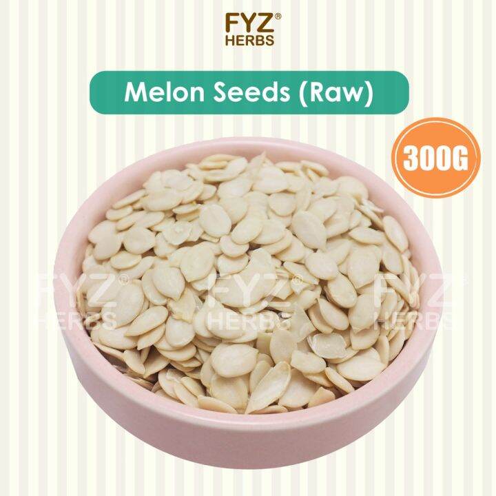 FYZ Herbs Melon Seeds RAW | Kuaci Putih | 瓜子/白瓜子籽 | White Melon Seed ...