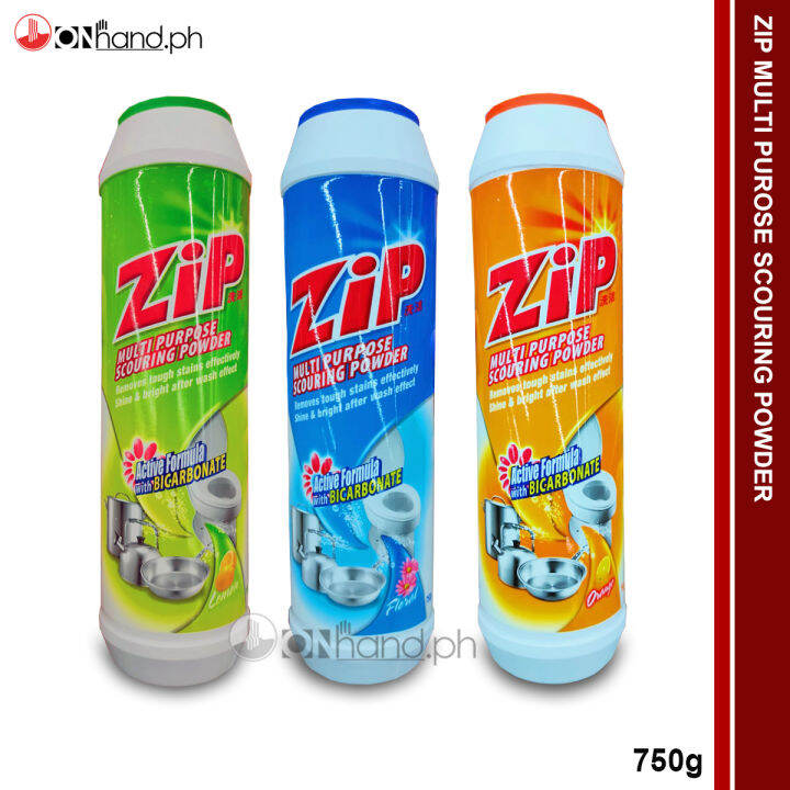 Zip Multipurpose Scouring Powder 750g Active Formula w/ Bicarbonate ...