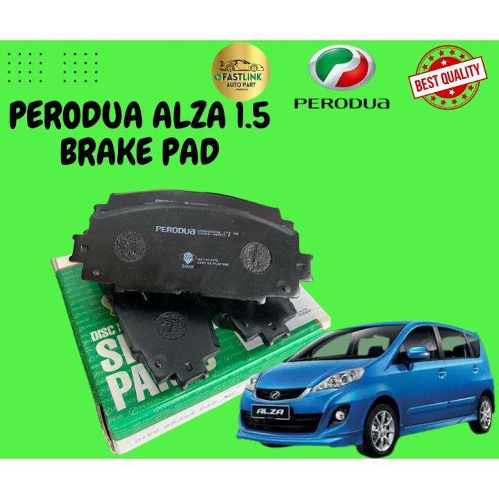Original Perodua New Alza 2014 Brake Pad 100% Baru New Genuine | Lazada
