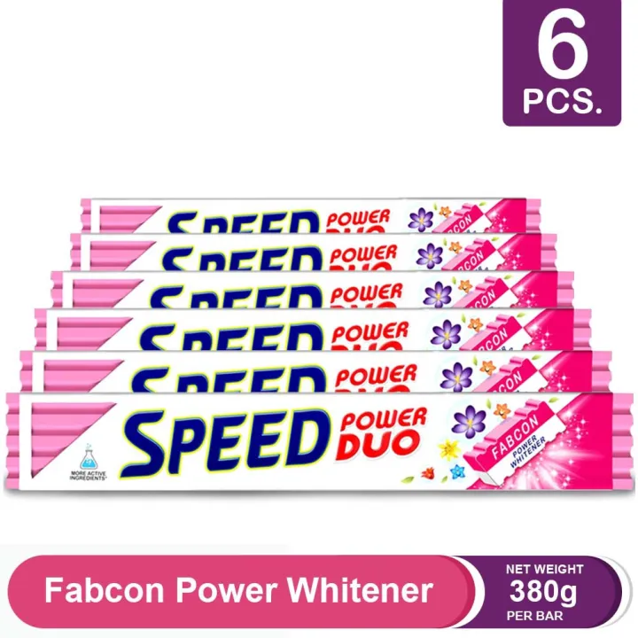 【Ready Stock】 Set of 6 SPEED Power Duo Fabcon Power Whitener Laundry ...