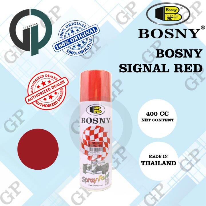 Bosny Spray Paint #23 Signal Red 400ml ( Made In Thailand ...