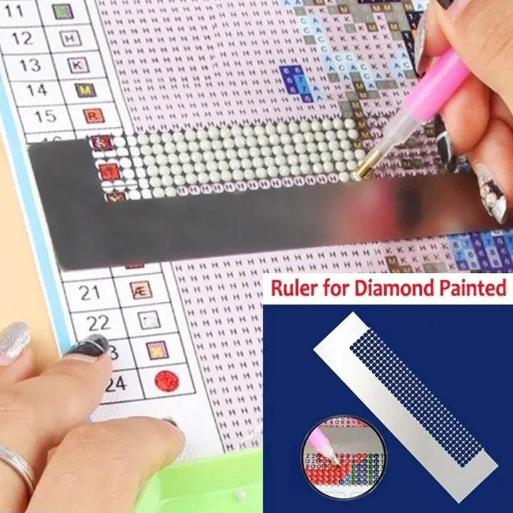 JPTD More Neat DIY Mesh ruler Stitch Drill ruler Home Decor Fashion ...