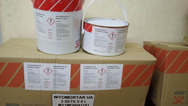 FOSROC NITOMORTAR UA FOSROC NITOMORTAR UA (6L) Two Part Epoxy Resin ...
