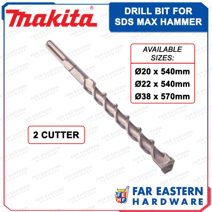 MAKITA Drill Bit For SDS Max Rotary Hammer 2 Cutter MKAC | Lazada PH