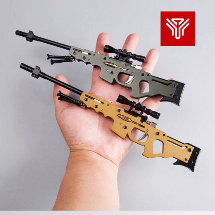 Jedi survival eat chicken bolt-type 8-shot alloy rubber band gun AWM ...