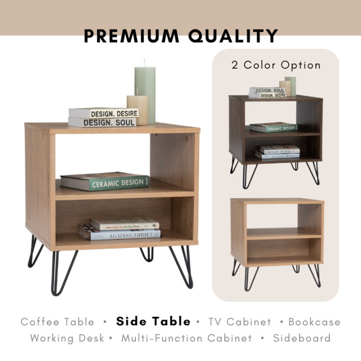 Alora Furniture - SAMOS Side Table / Minimalist Bedside Table /Muji ...