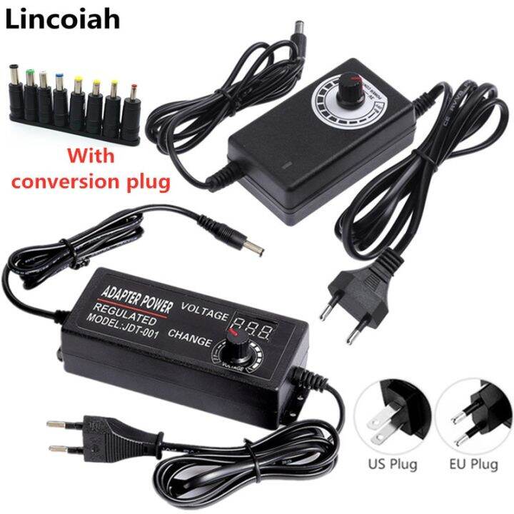 Adjustable AC To DC Power Supply 3V 5V 6V 9V 12V 15V 18V 24V 1A 2A 5A ...