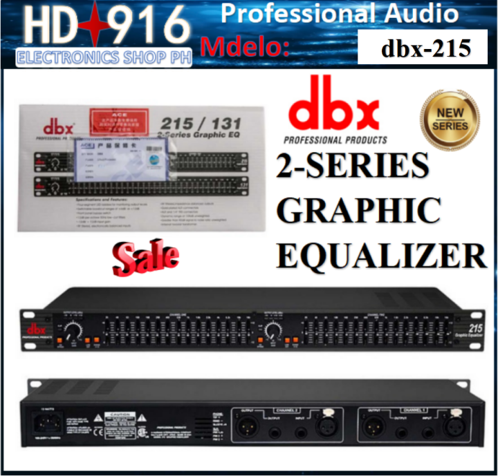 The equalizer dbx 215/131 Graphic Equalizer 15 band dbx equalizer 15 ...