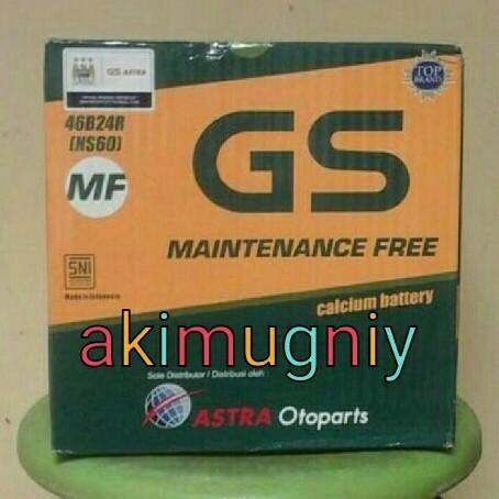 aki gs astra mf ns60 45ah 12v aki kering rocket incoe yuasa | Lazada Indonesia