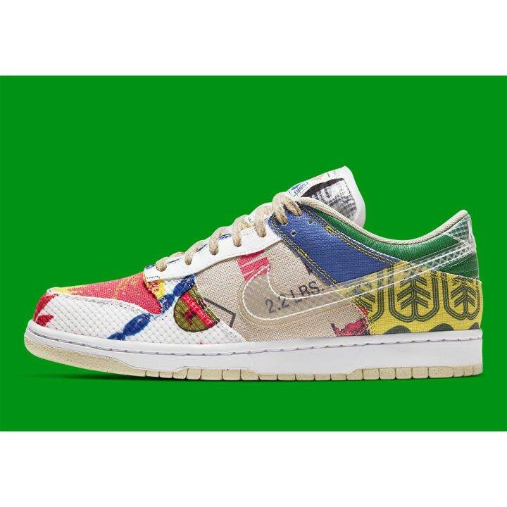 Nike Dunk Low City Market DA6125-900 ของแท้! | Lazada.co.th