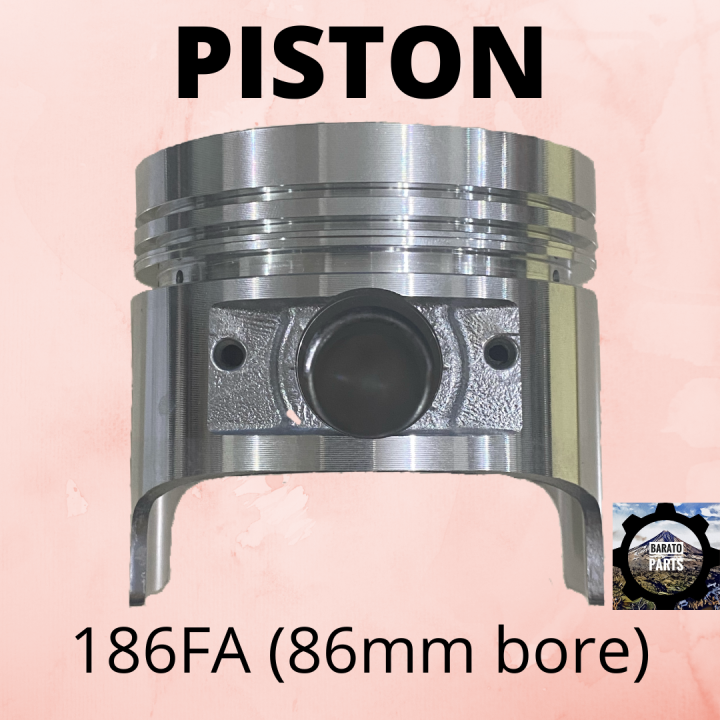 Piston Cap 186FA (86mm bore diameter) for Single Piston Air-cooled ...