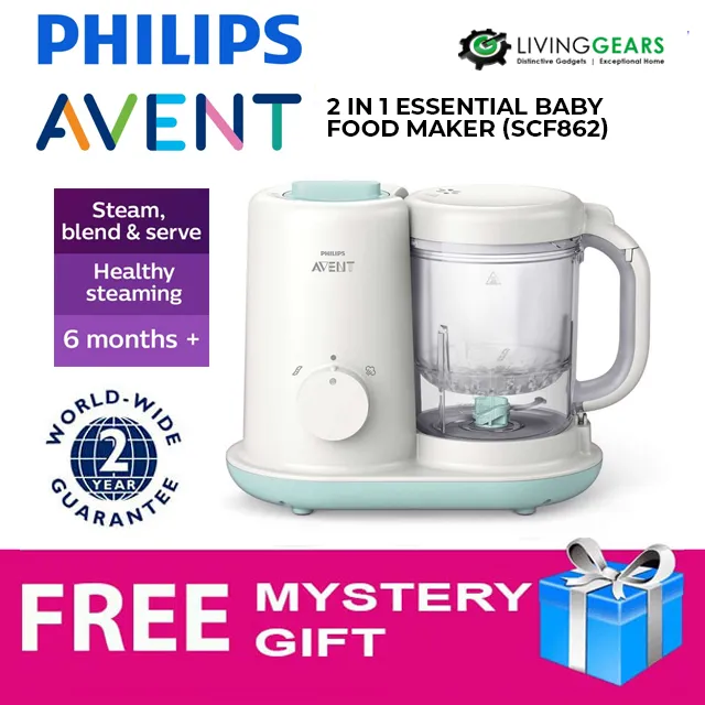 [FREE GIFT] Philips Avent Baby Steam Blender Food Maker SCF883 (4in1 ...