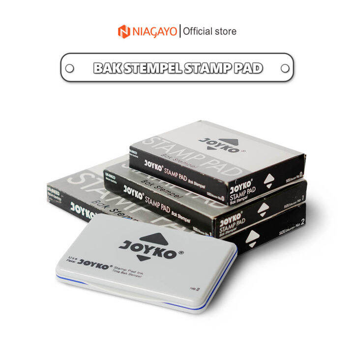 Bak Stempel Stamp Pad Joyko Nomor 0 1 2 Tempat Tinta Stempel Plastik ...