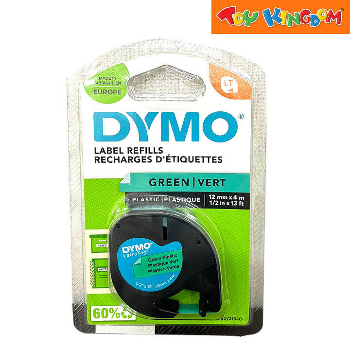 Dymo LetraTag Green Tape Plastic Label | Lazada PH