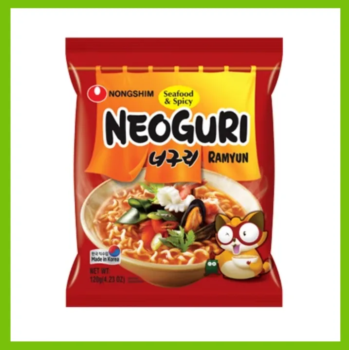 NONGSHIM NEOGURI RAMYUN SEAFOOD AND SPICY 120 GRAMS | Lazada PH