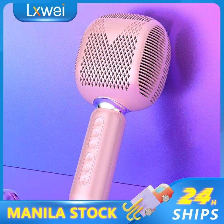 【Local Stock】K10 Wireless MIC Bluetooth Microphone KTV Karaokes ...