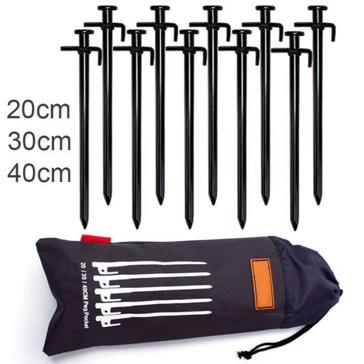 TIGU 203040cm Peg Stake Camping Peg Tent Peg Tarp 9mm Diameter Flysheet ...