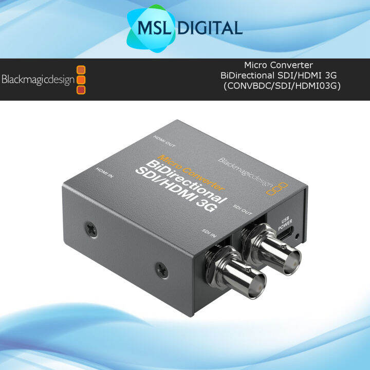 Blackmagic Design Micro Converter BiDirectional SDI to HDMI 3G ...