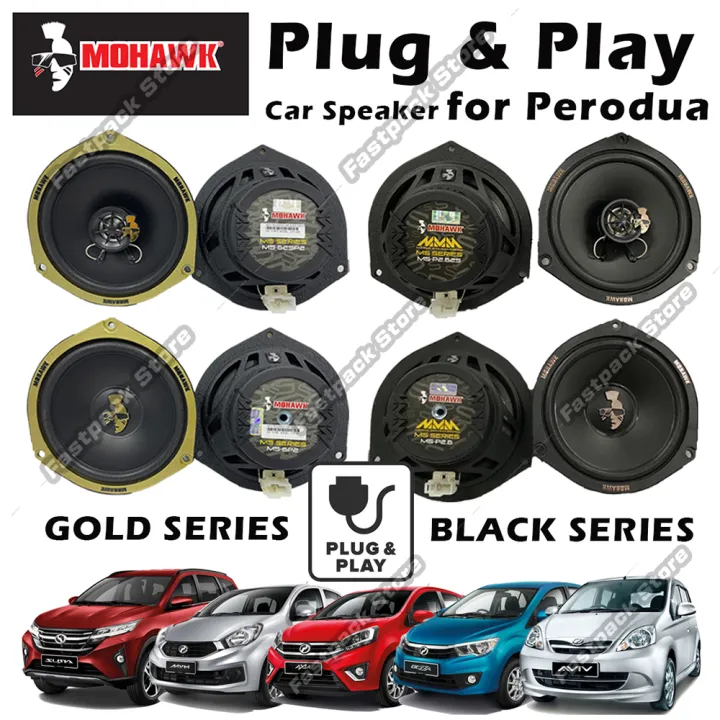 For Perodua MOHAWK Plug & Play OEM Gold Series (M5) Black Series (MS ...