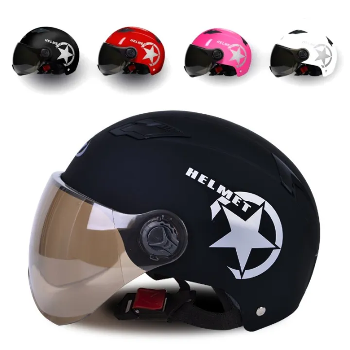 Nutshell Helmet with Visor for Bike/ Electric Scooters | Lazada PH