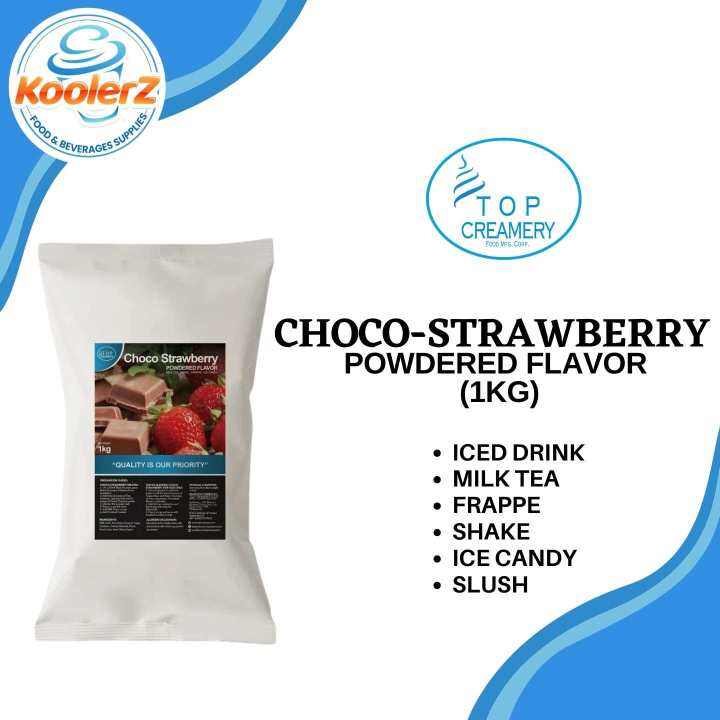 Top Creamery Top Series Choco Strawberry Powder 1kg | Lazada PH